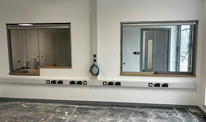 Broadbury Road Police Station, Bristol - Reception Counters with Glazed ...
